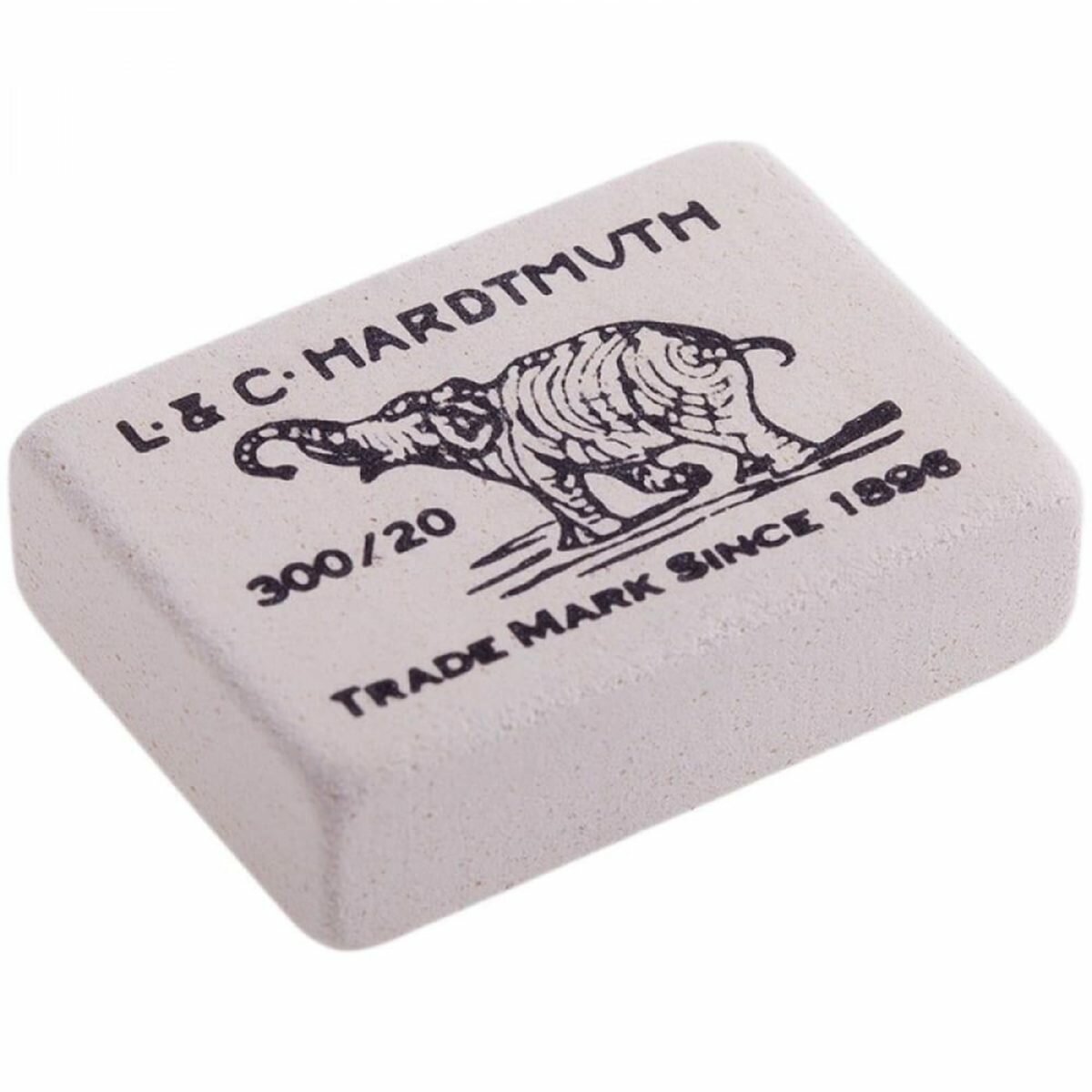 Ластик Koh-I-Noor Elephant 300/20 (прямоугольный, натуральный каучук, 45x32x12мм) (0300020024KDRU/У), 20шт.