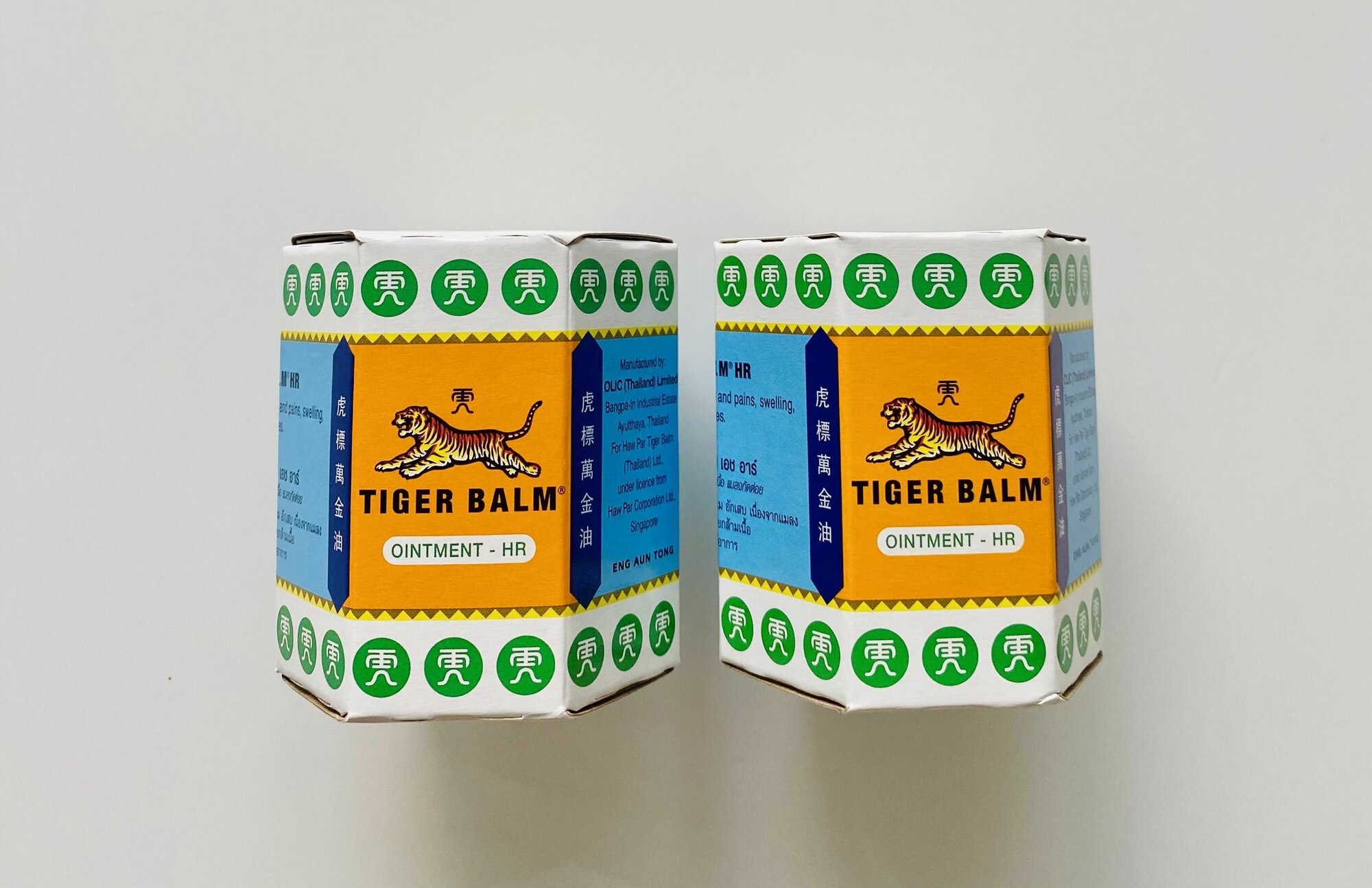 Тайский тигровый бальзам согревающий (2шт/60 мл), Белый, Tiger Balm