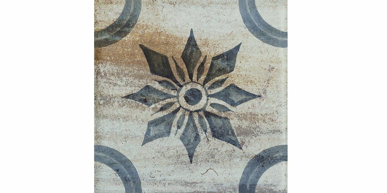 Керамическая плитка KERAMA MARAZZI VT/A226/1146 Декор Довиль 1 глянцевый 9,8x9,8x7 Цена за 1/шт