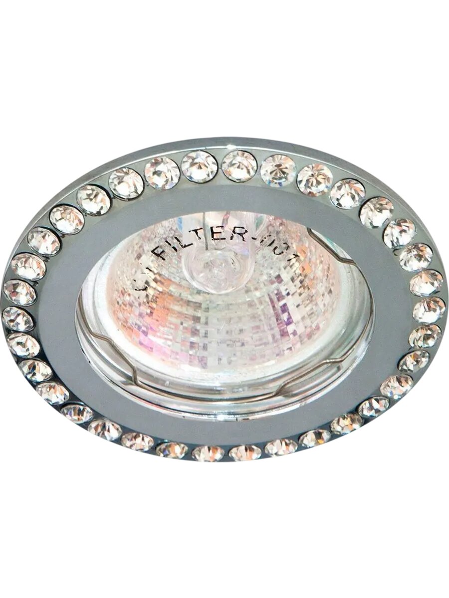 Точечный светильник со стразами DL100-C MR16 хром