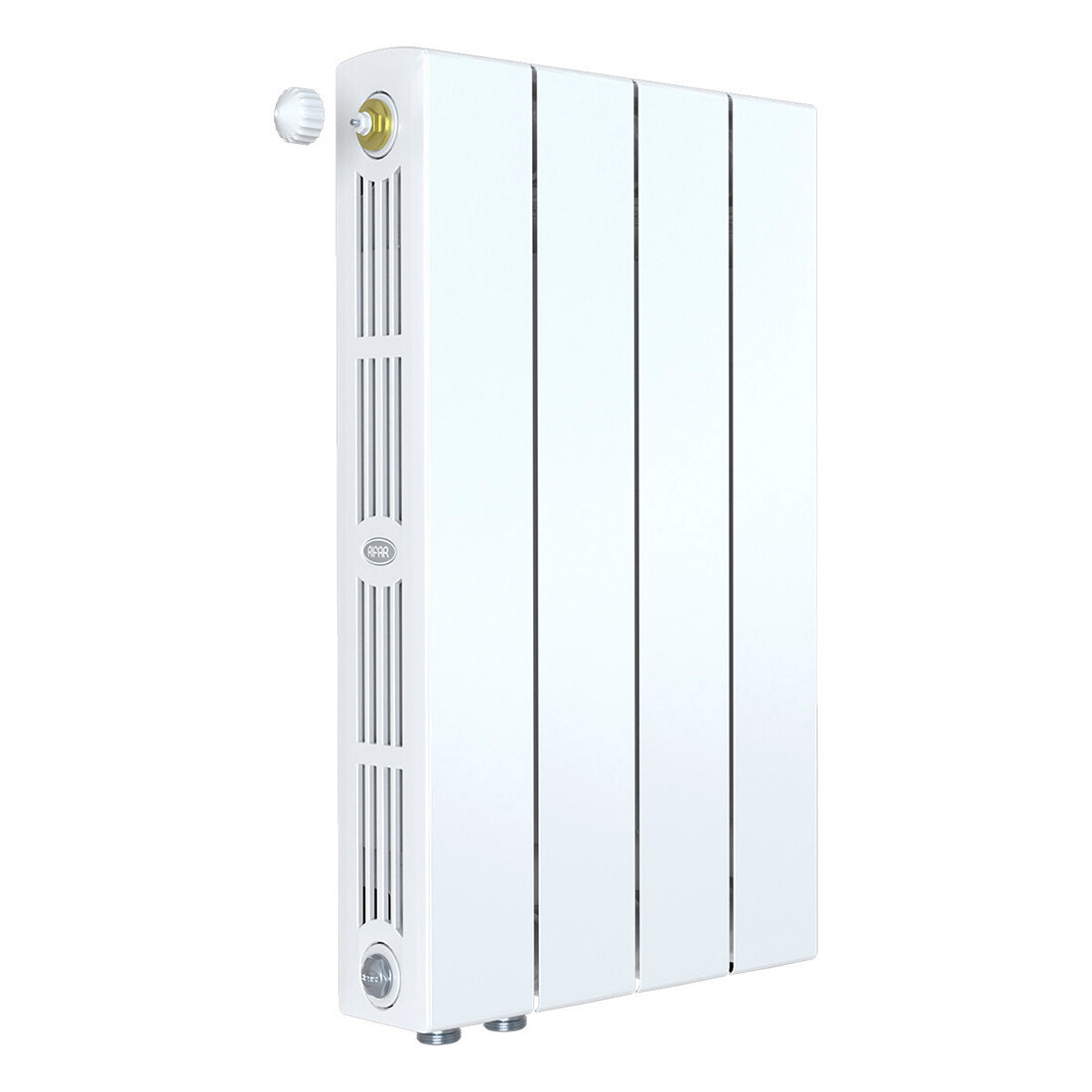 Радиатор Rifar SUPReMO 500 Ventil 4 секции нижнее левое белый