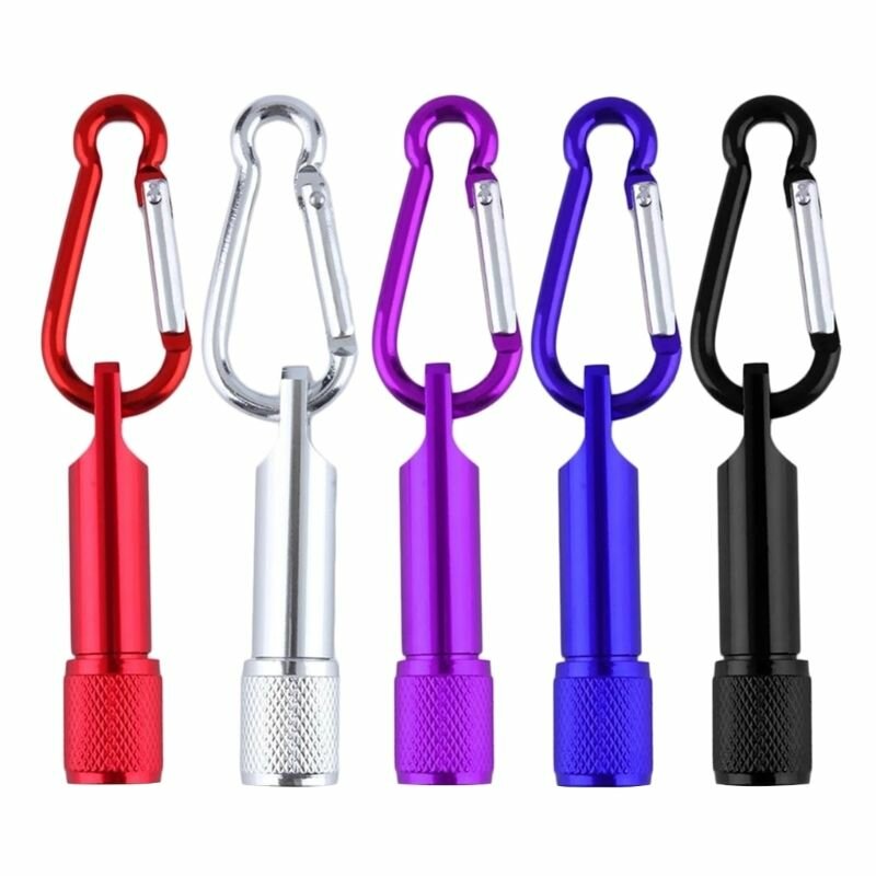 5 фонариков-карабинов (случайный цвет)