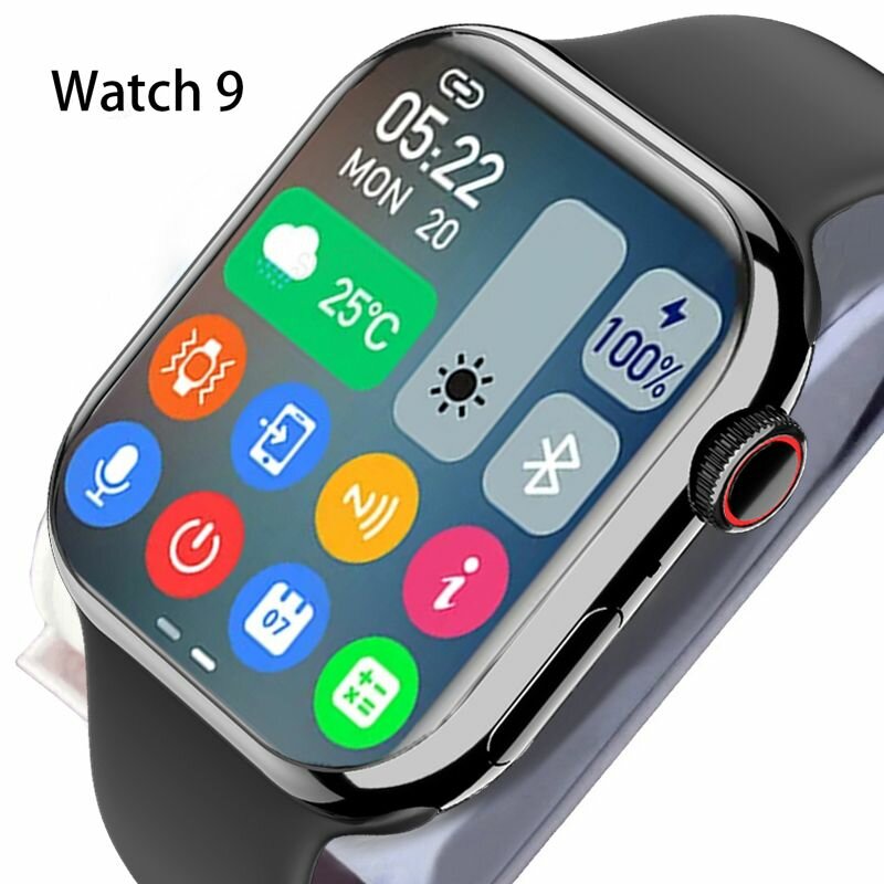 Умные часы PK IW9 9 Bluetooth телефон беспроводная зарядка игра фитнес трекер калькулятор 9 iOS Andriod умные часы