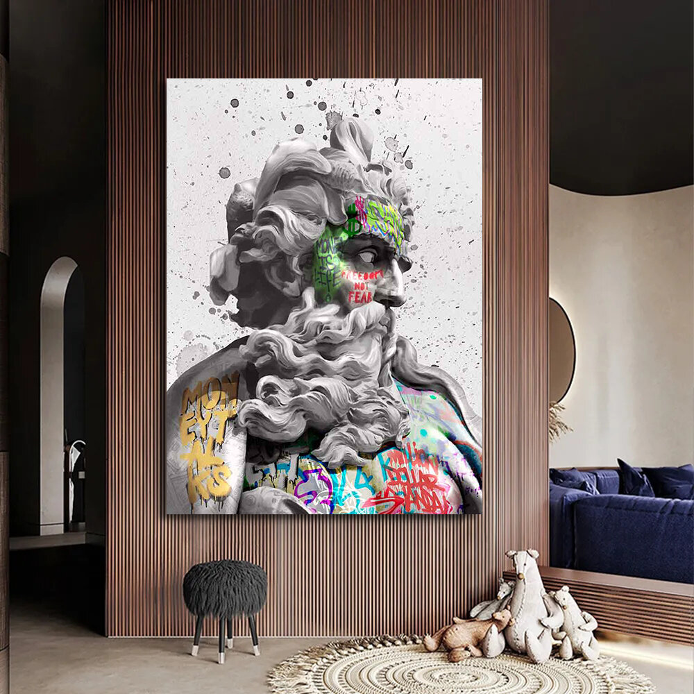 Античность / давид, картина греческие Боги, картина греция 50х70 см.