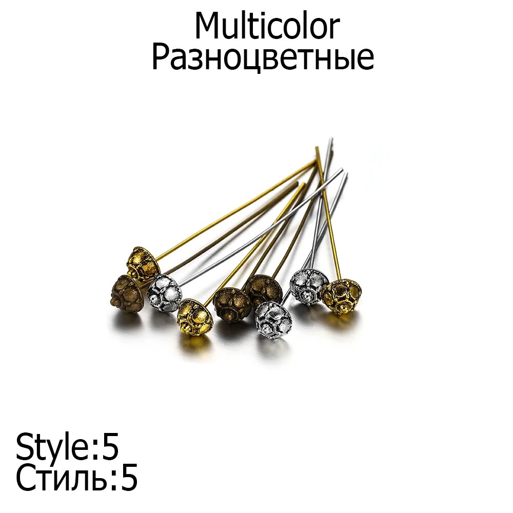 Булавки для бижутерии Multicolor, Style:5