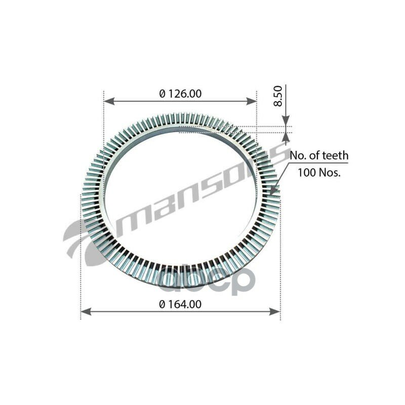 Кольцо АБС SCANIA P, R series MANSONS Mansons арт. 100.048