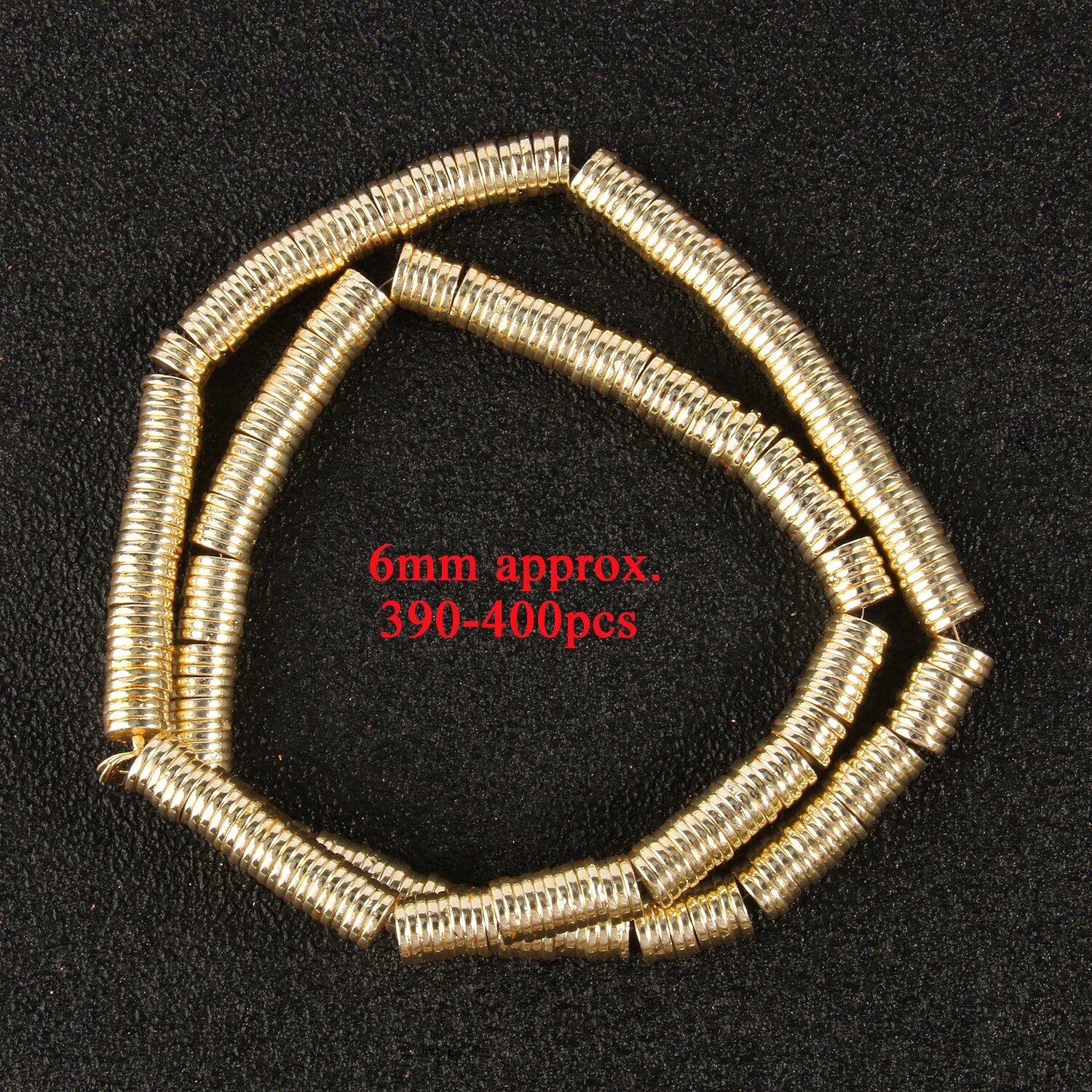 Бусины из гематита золотого цвета xilitata 6mm