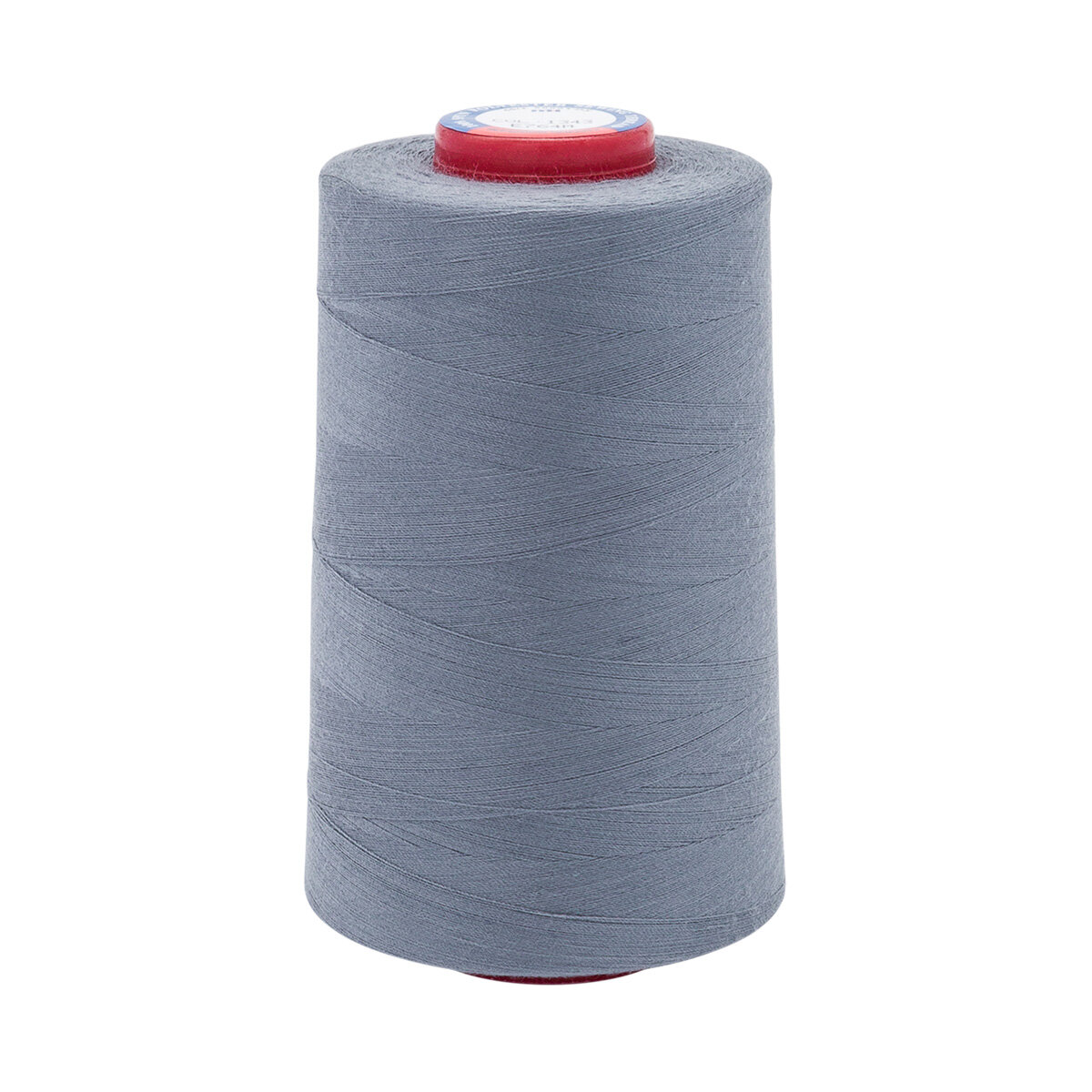 Нитки швейные №40/2, 4572 м (5000 ярдов), промышленные, mH EURON (1343 синевато-серый)