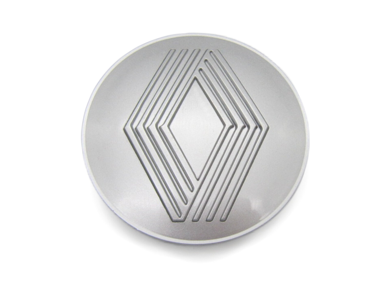 Колпачок, заглушка для литого диска КиК Рено, 62/55/10 мм, серебристый, 1 шт.