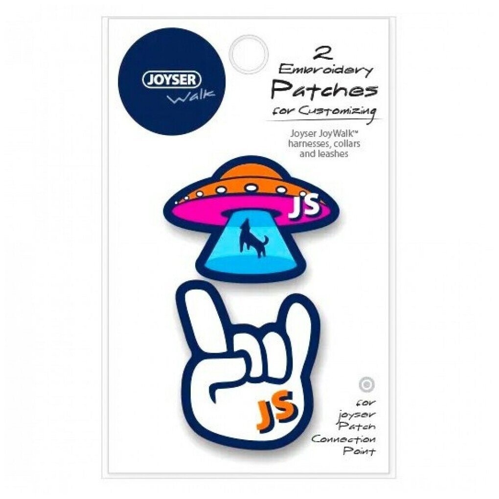 8044J Два шеврона на кнопках Walk Patches (НЛО, рок) (2 части)х144