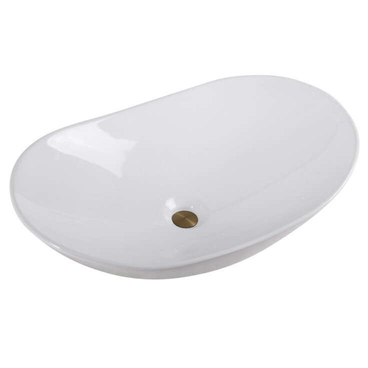 Раковина BelBagno 60,5х36 BB1404 белый глянцевый