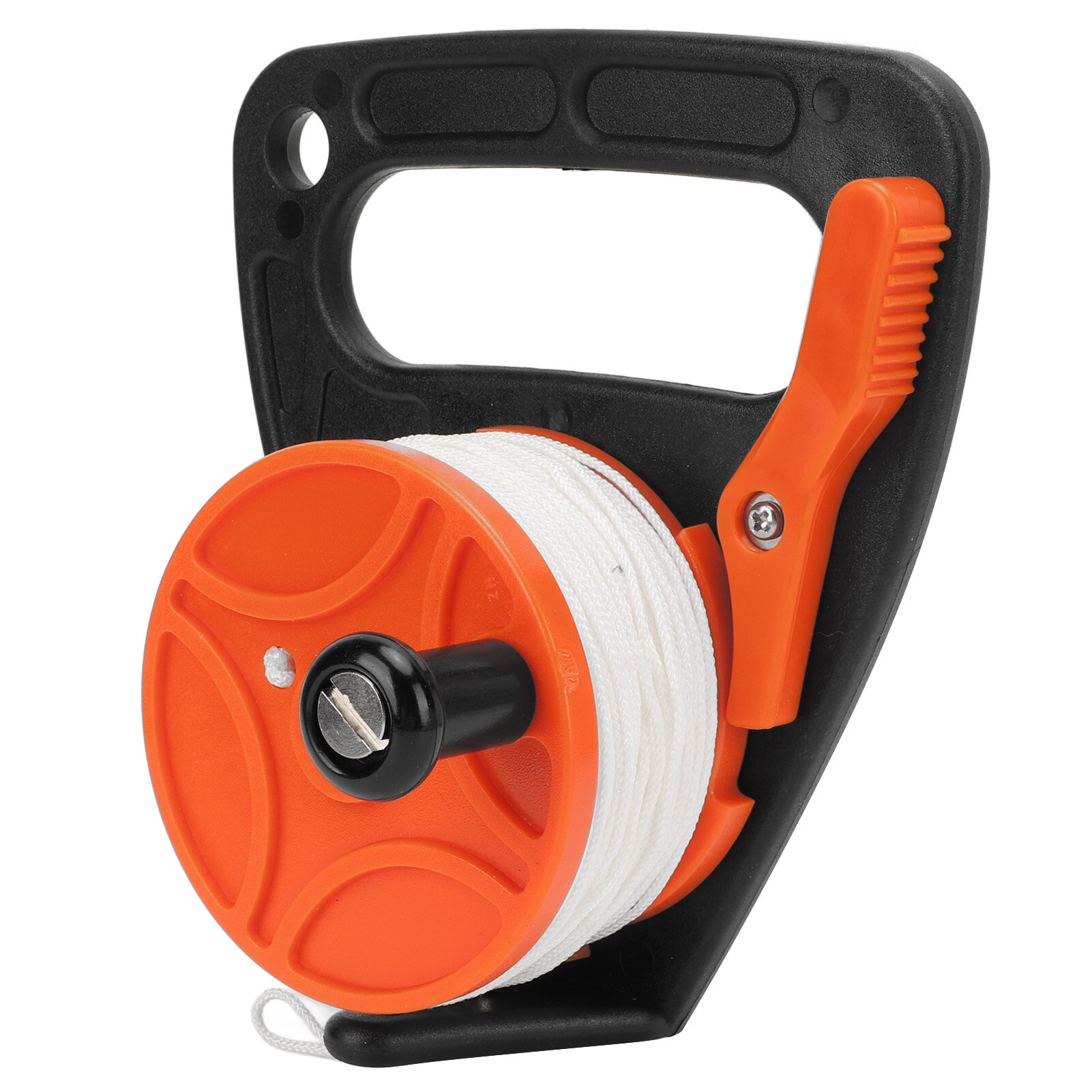 Катушки для дайвинга, катушка для веревки, катушка для пальцев, многофункциональная катушка с белым проводом длиной 46 м для Cave Exile DivingOrange