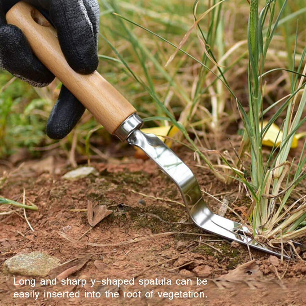 Ручной садовый инструмент для прополки сорняков, устойчивый к изгибу из нержавеющей стали, садовый инструмент премиум-класса для прополки вашего сада