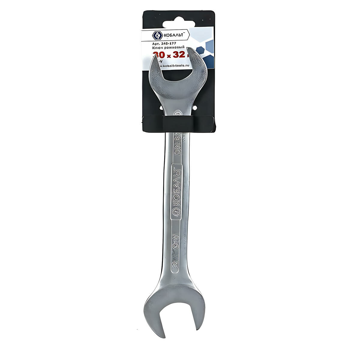 Ключ рожковый 30 х 32 мм кобальт 248-177