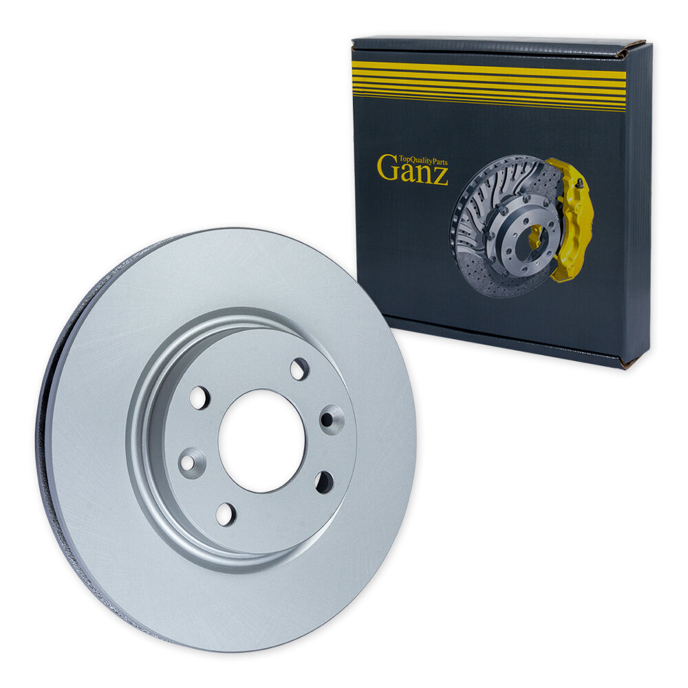 Диск тормозной GANZ передний с покрытием RENAULT Logan II 2013 / Vent D=258mm Арт: GIJ06062