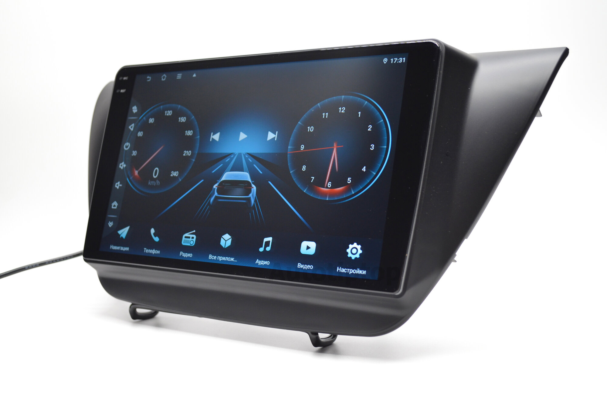 Магнитола для Mitsubishi Lancer 9 с рамкой переноса печки 4/64ГБ, QLED, Carplay, автозвук DSP, GPS Навигация, 9 дюймов