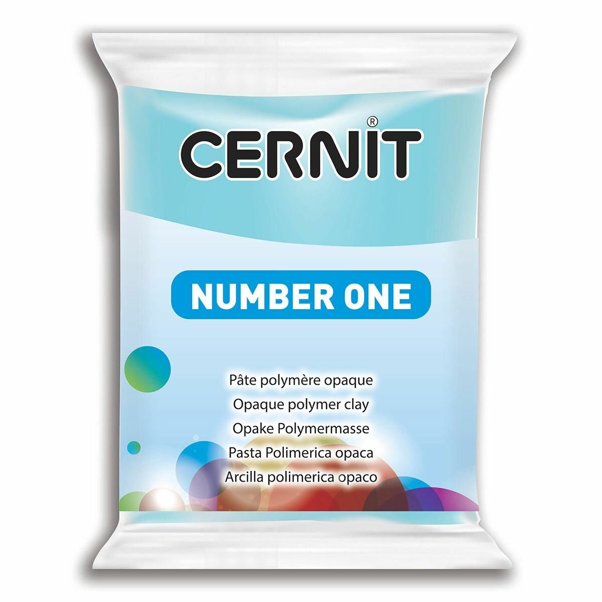 Пластика Cernit Полимерная, запекаемая, №1, цвет 214, небесно-голубая, 56-62 г, CE0900056