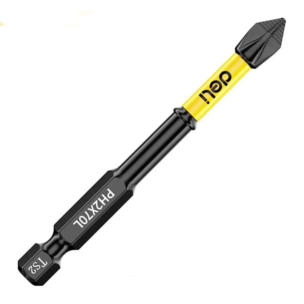 Сверло-бита PH2 x 70mm Deli, противоскользящее, магнитное
