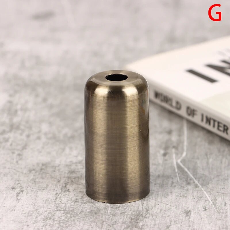 E14 Железный цоколь для лампы Крышка патрона Ретро Металлический подвесной светильник Светодиодная люстра Основание лампы Чашка лампы Светильники