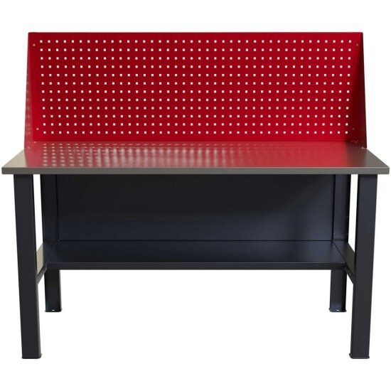 Стол верстак Ironmebel Worky WK 1600 c экраном M-IM00098K