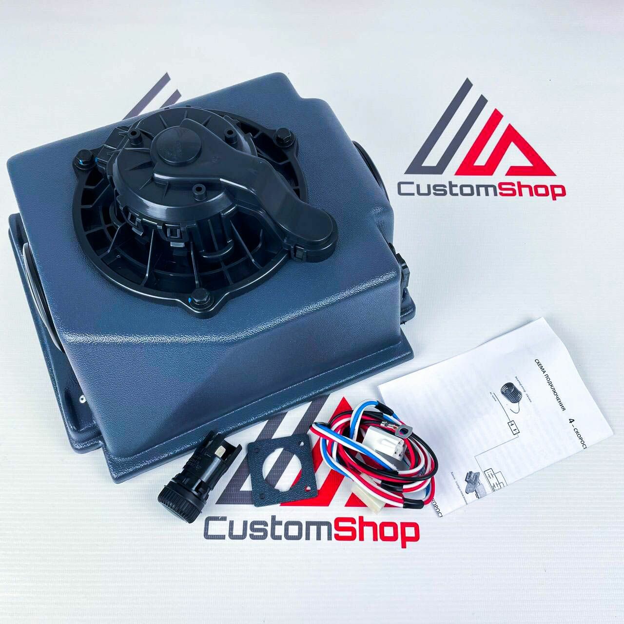 Печка Лада Нива 4х4, 2101, 2106 с регулятором на 4 скорости / Отопитель в сборе