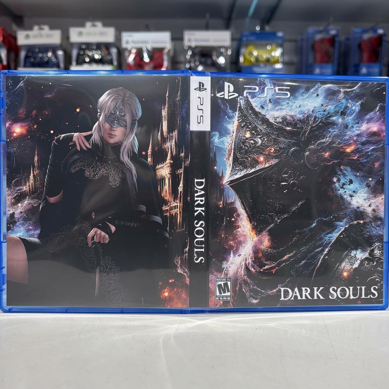 Игра "Dark Souls" PS5 - Кастомная обложка для диска №4