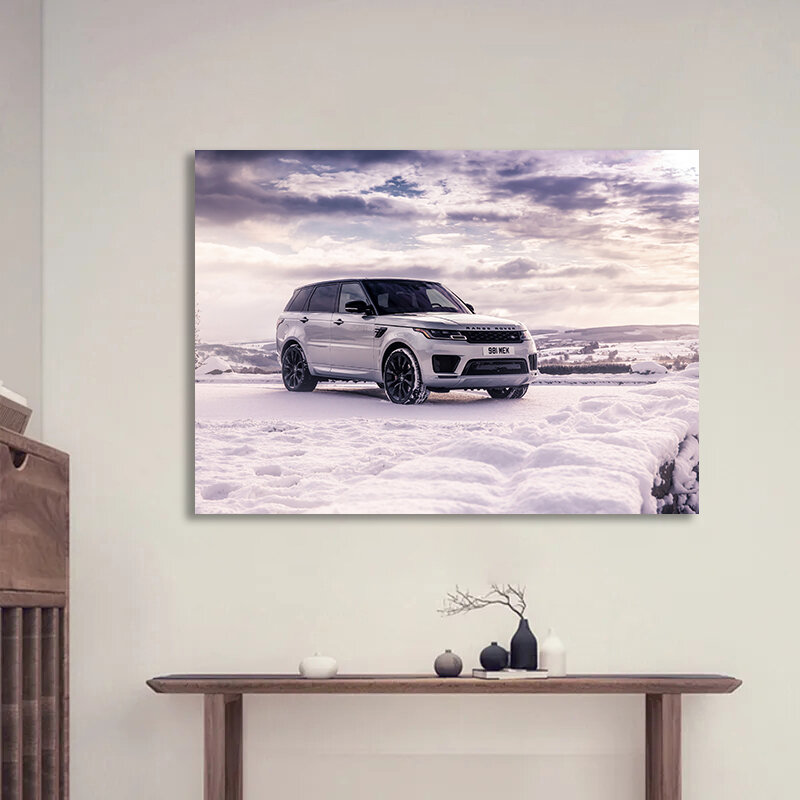 Картина рендж ровер / машина, картины для интерьера / мальчику, 40х60 см.
