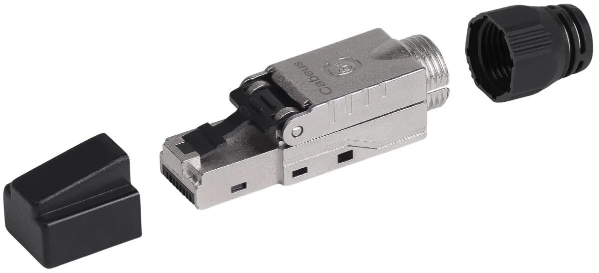 Коннектор RJ-45 Cabeus (8P8C-SH-C6+-TWP)