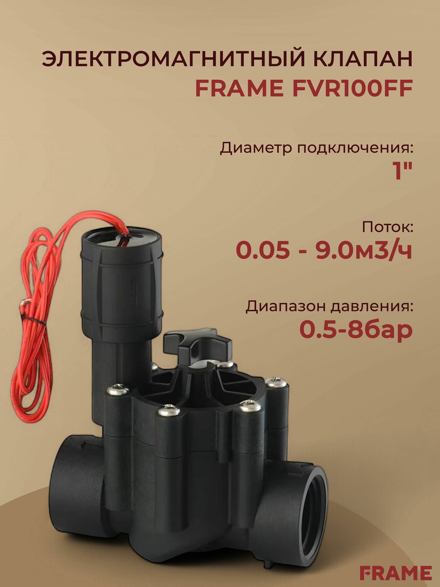 Клапан электромагнитный FVR100FF Frame