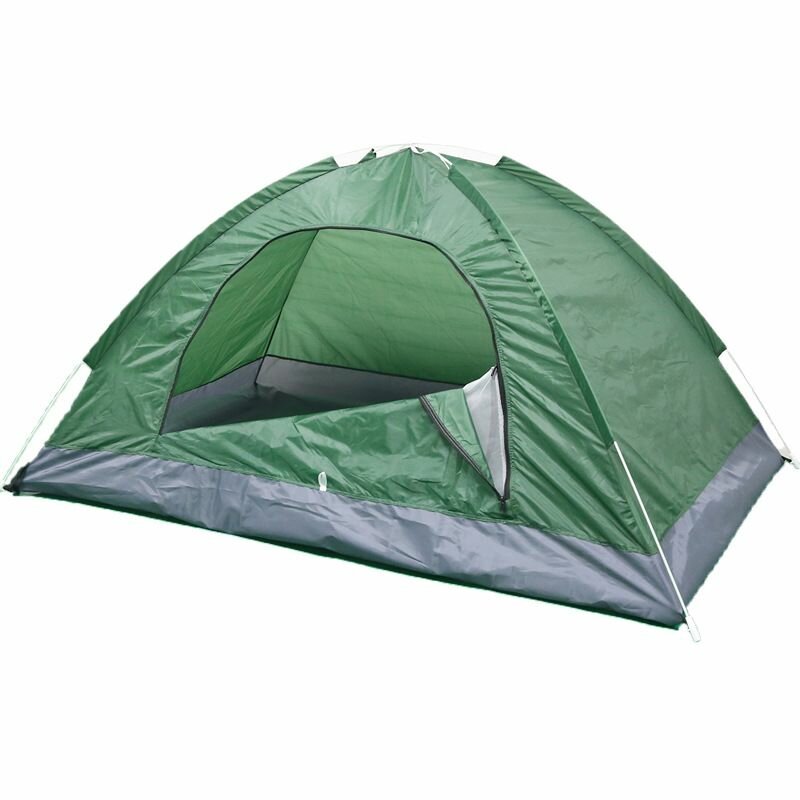 Палатка на 1 человека — для пеших прогулок/кемпинга, быстрая установка, 190см*120см*100см