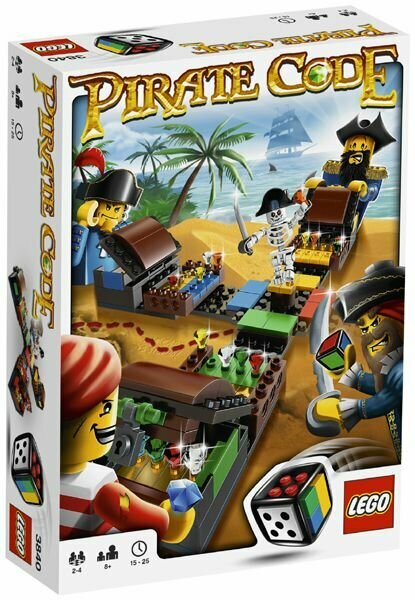 Конструктор LEGO Games 3840 Pirate Code (Пиратский шифр) 2009 год