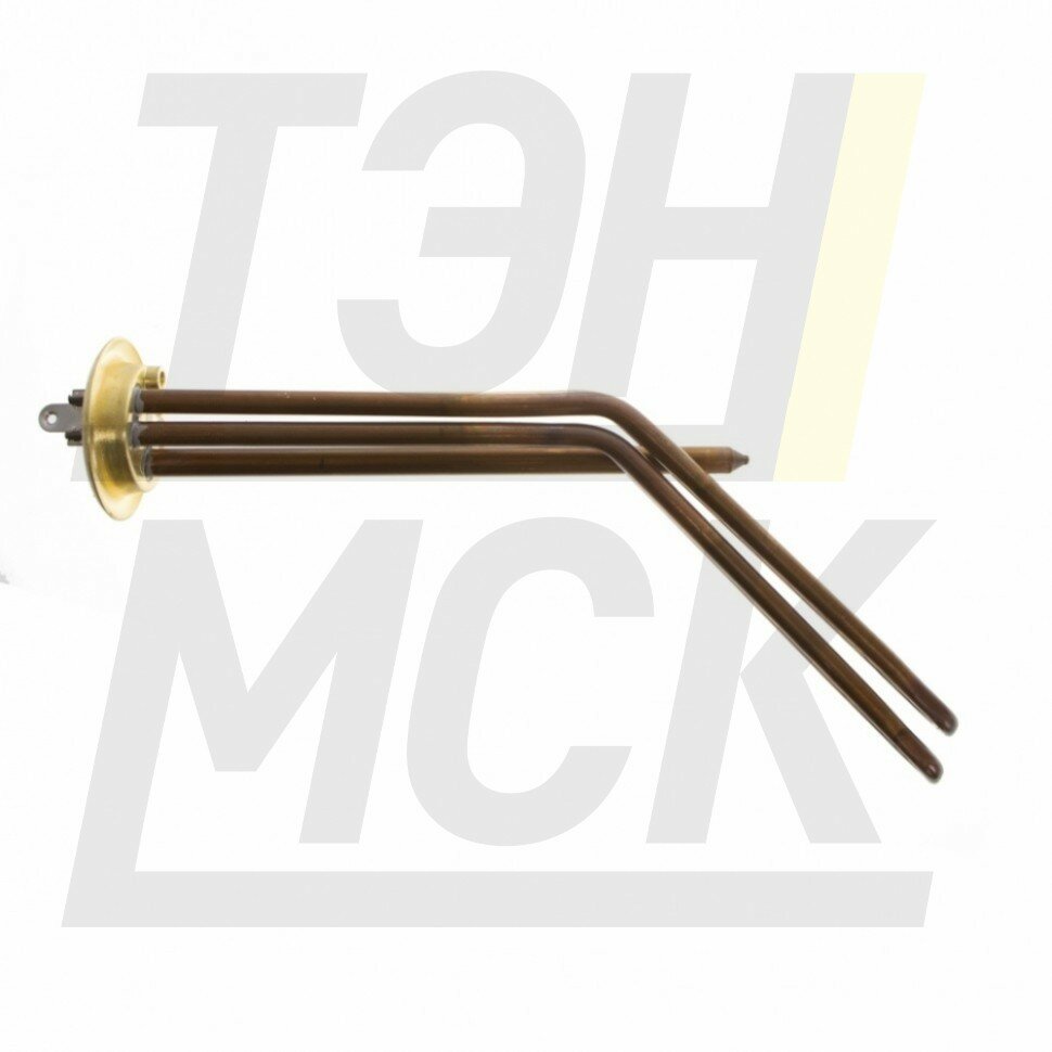 ТЭН 2кВт (2000Вт) RF для горизонтального водонагревателя Timberk, ATT, Etalon, Thermex RZL 200, 300, под анод М6, 50652