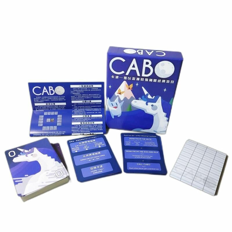 Настольная карточная игра Настольная Cabo Unicorn edition Игра (Карточная) Новая версия игры