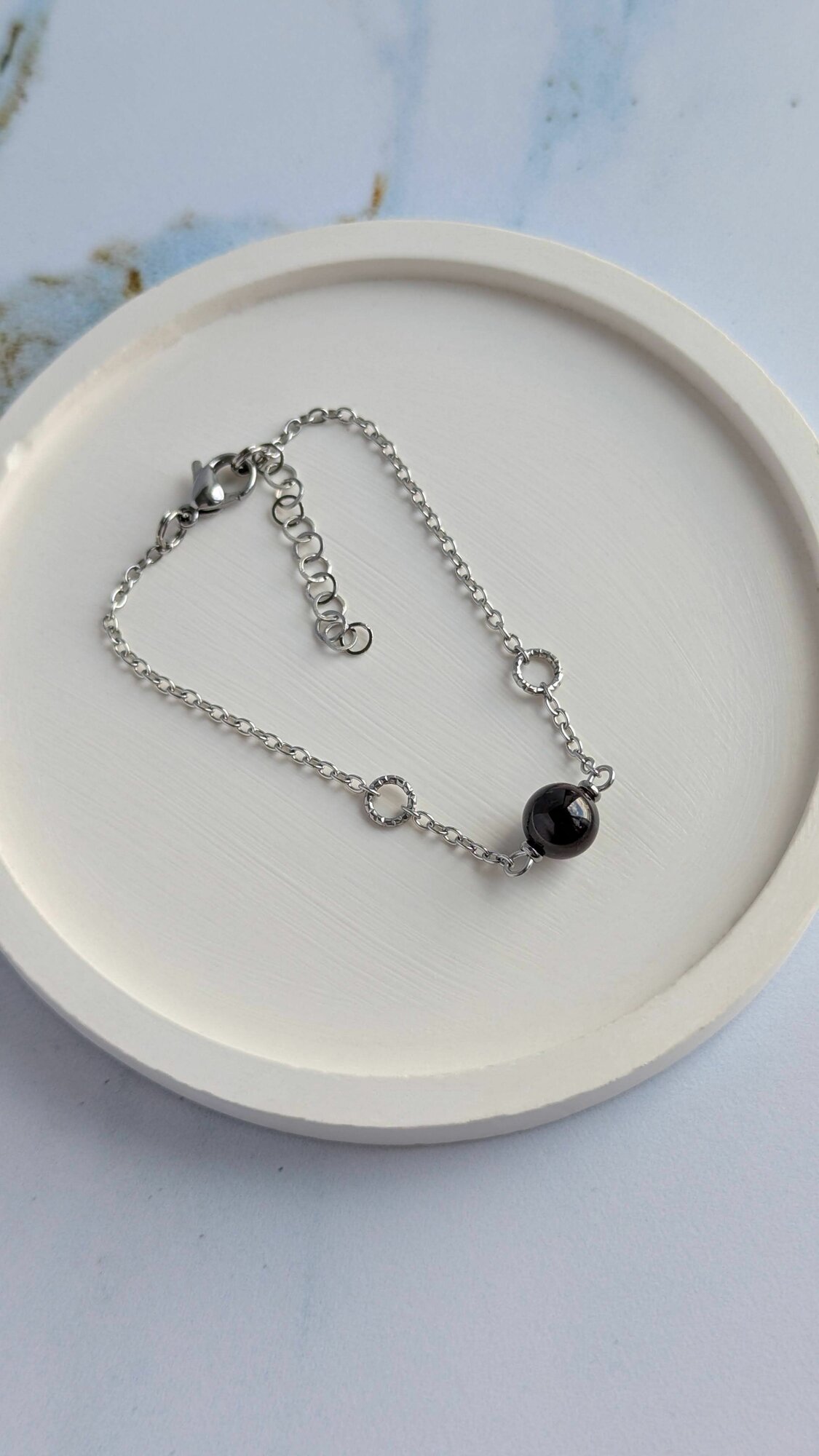 Браслет, гранат