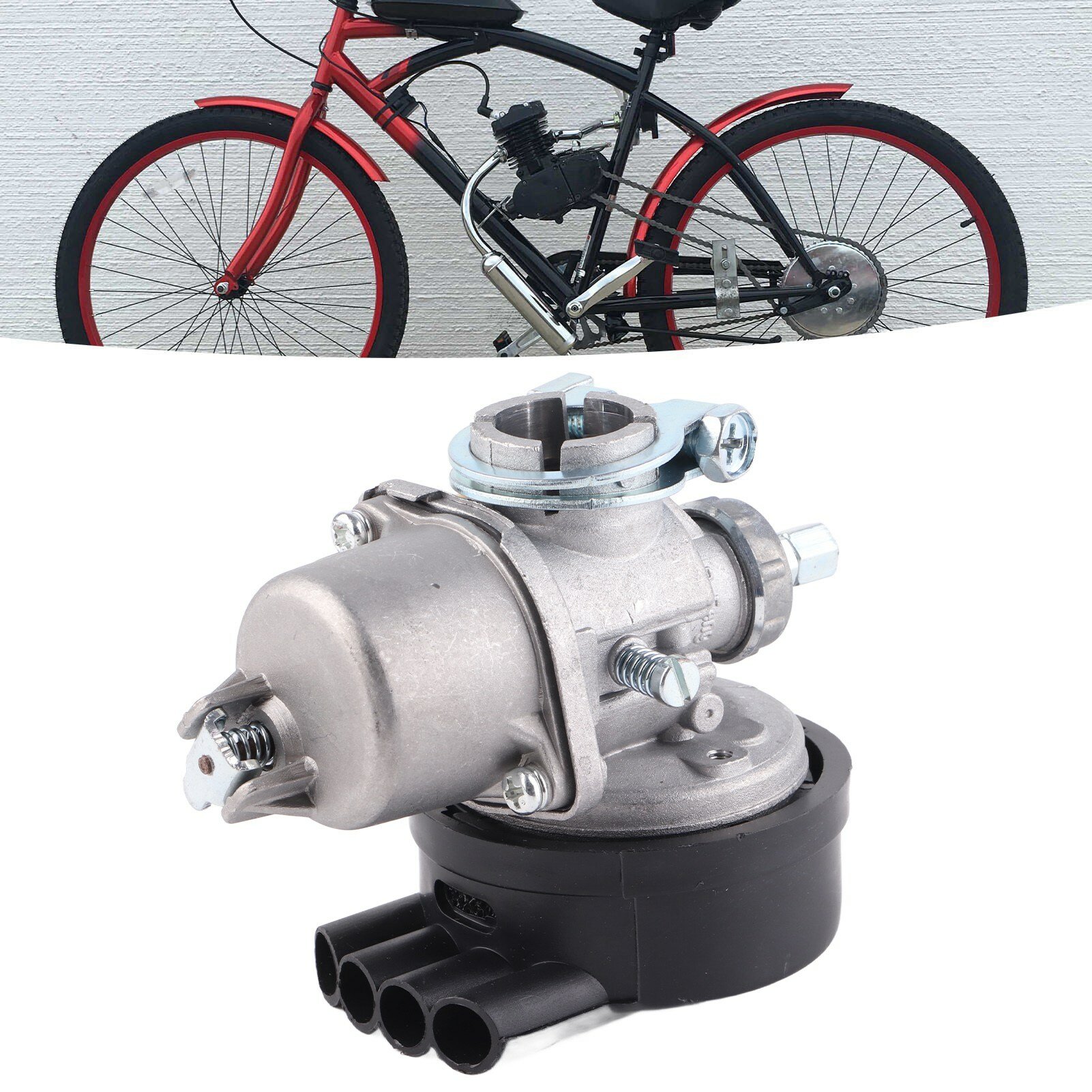 Замена карбюратора в сборе для 49cc 60cc 66cc 80cc 2-тактного двигателя с электроприводом велосипеда