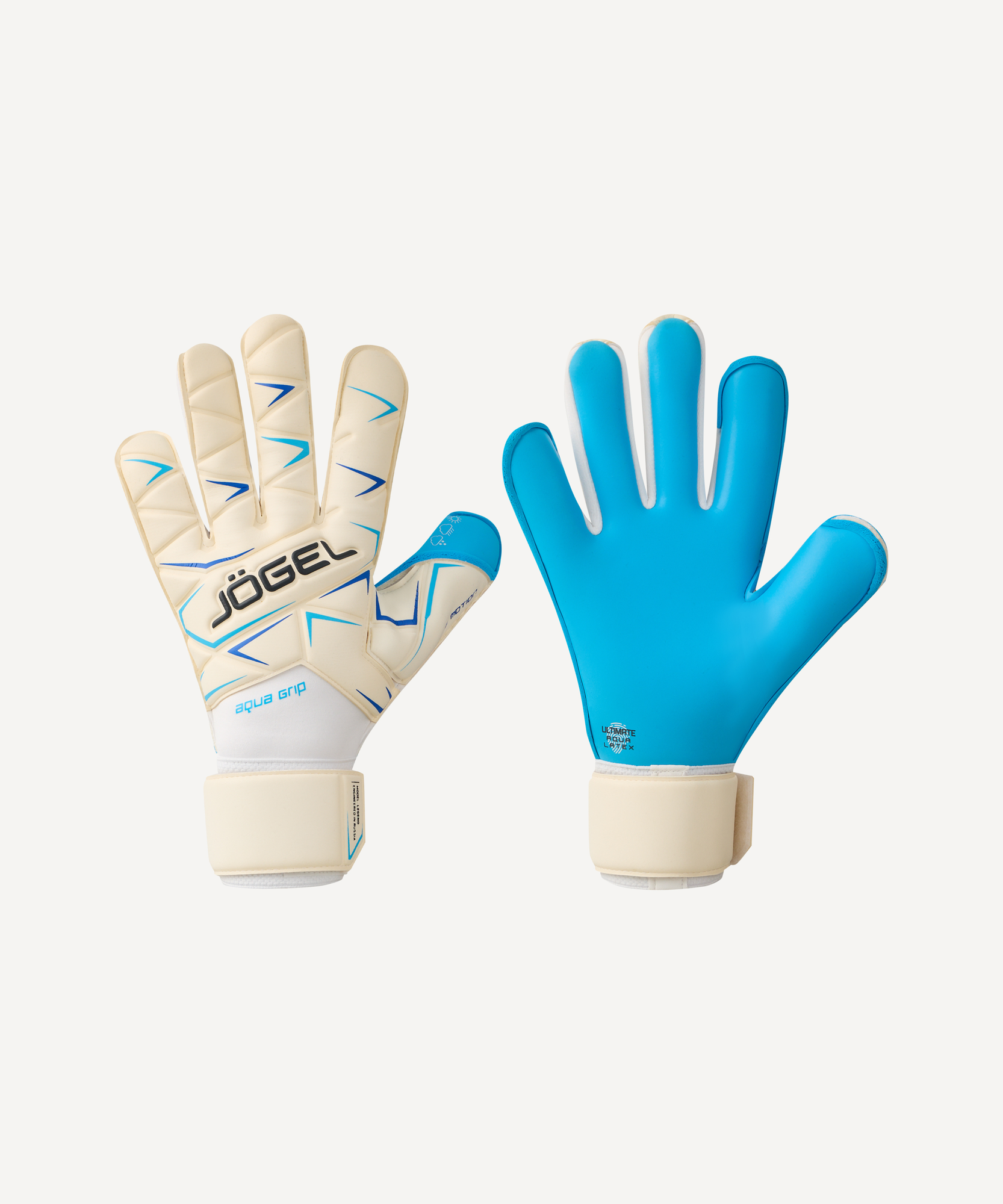 Перчатки вратарские Jogel Legend Ul4 Aqua Roll Negative, белый размер 9