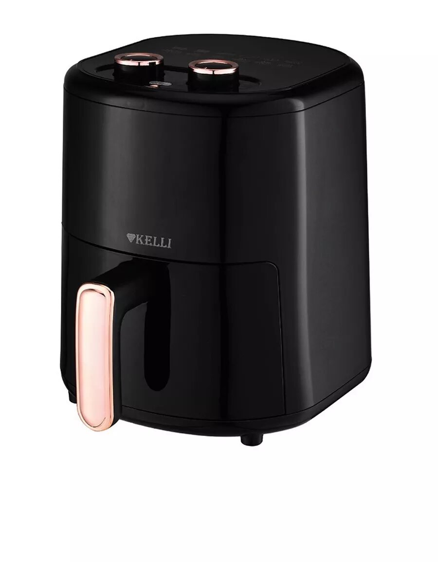 Аэрогриль KELLI KL-1708, цвет черный, 3,5л, мощность 2000 Вт