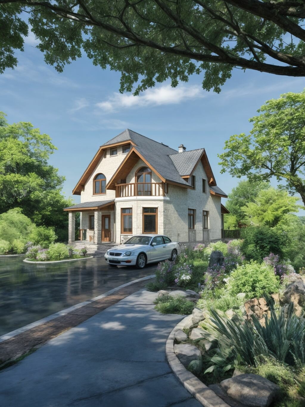 Архитектурный проект "№06-11", двухэтажный дом, 139,7м², 4 комнаты