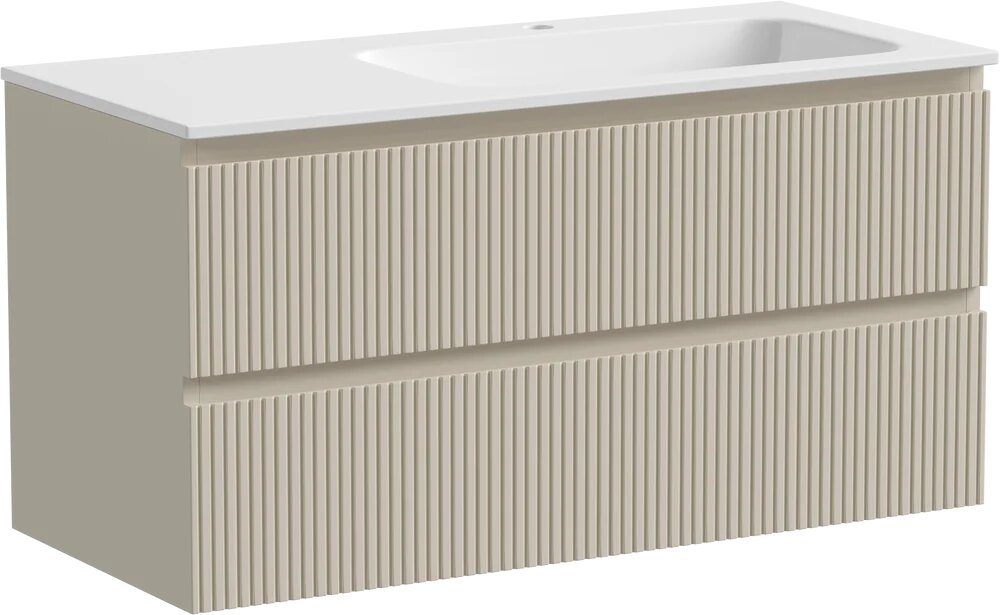 Тумба под раковину без столешницы Sancos Snob T 100, R, beige soft