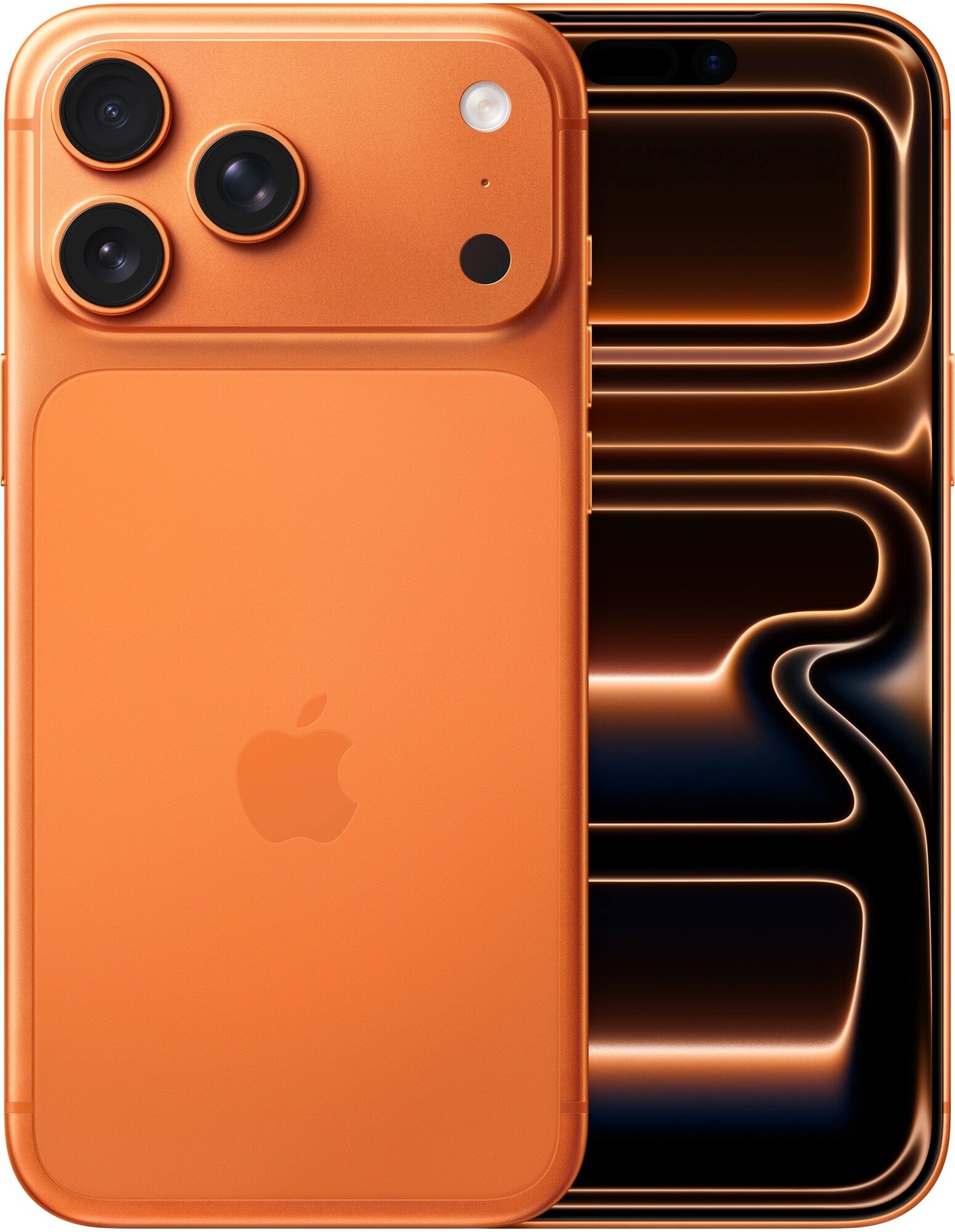 Смартфон Apple A3526 iPhone 17 Pro Max 512Gb оранжевый моноблок 3G 4G 1Sim 6.9" 1320x2868 iOS 26 48Mpix 802.11 a/b/g/n/ac/ax/be NFC GPS Protect