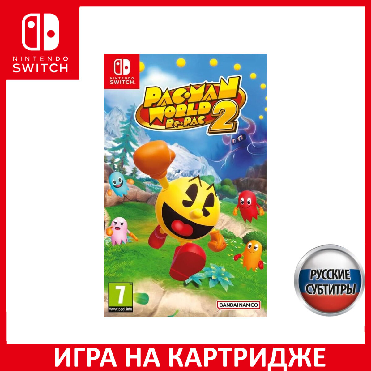Игра Pac-Man World Re-Pac 2 Switch Русская Версия Картридж на Nintendo Switch