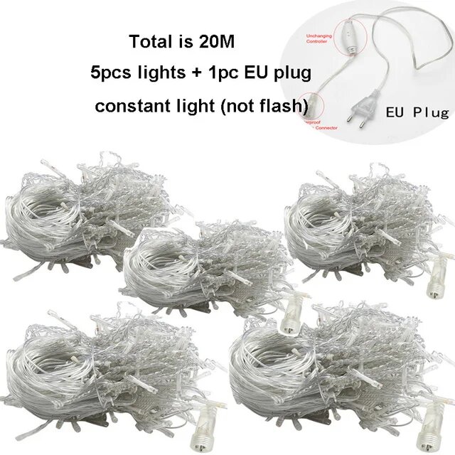 Светодиодная гирлянда водопад ZSPQGD 8-40 м