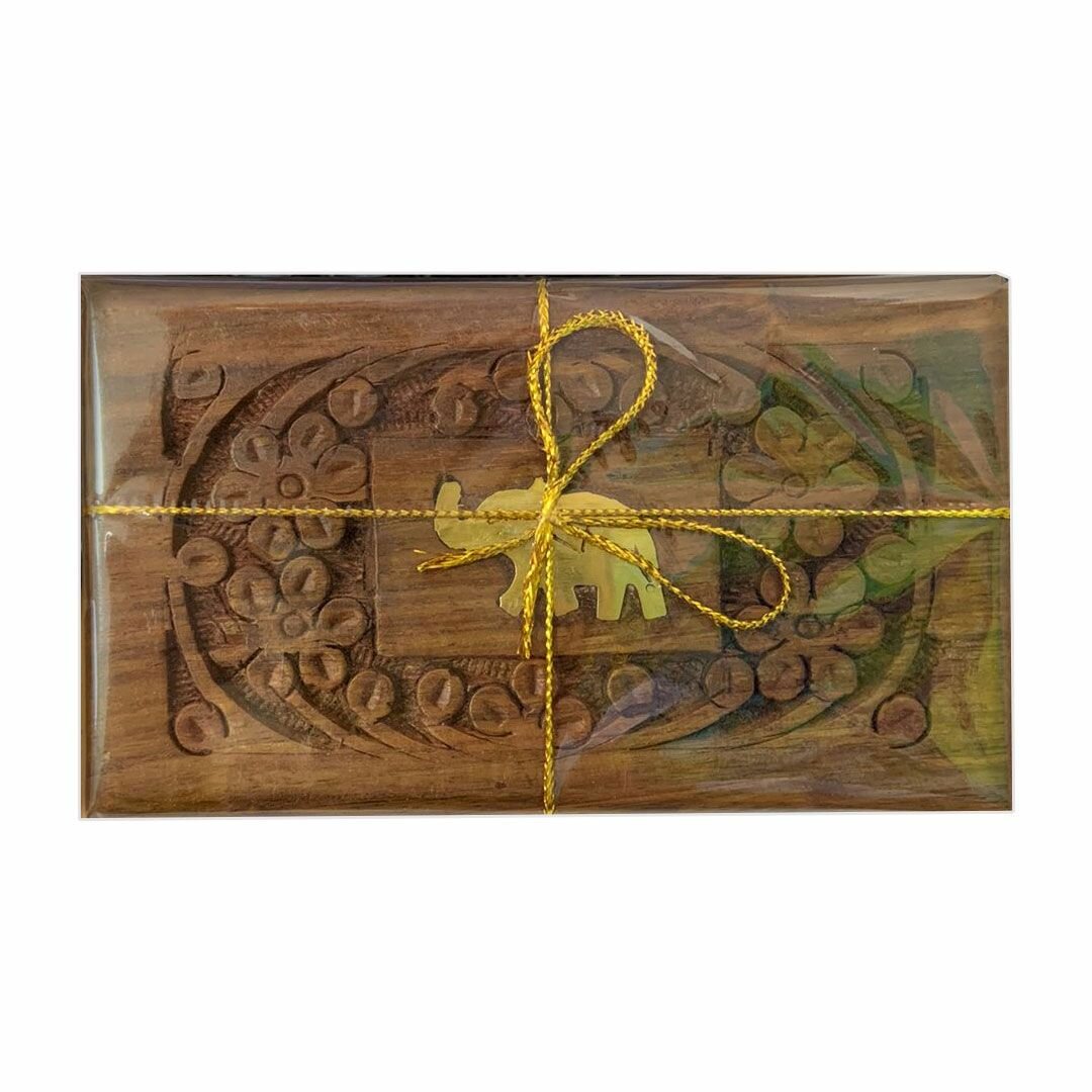 Чай в деревянной шкатулке Ассорти / Masala Tea / Green Tea 100 гр