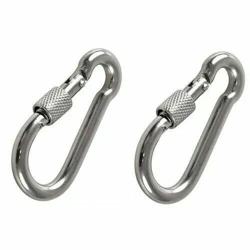 Карабин DIN 5299D 8 мм GL оцинкованное покрытие ( 4шт) // 104301