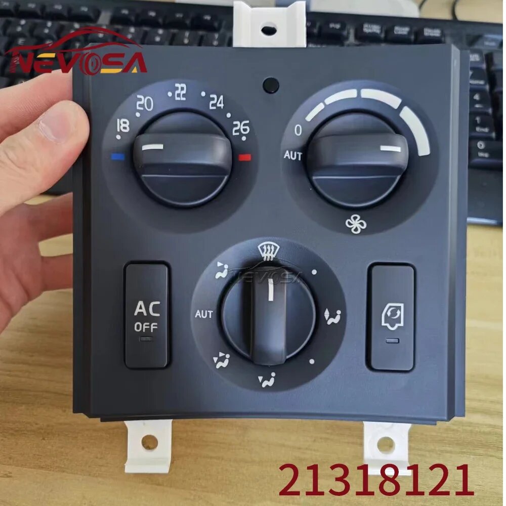 21318121 для Volvo Truck FH12 FH13 Переключатель панели управления кондиционером с датчиком температуры Блок управления кондиционером Переключатель обогревателя 24V