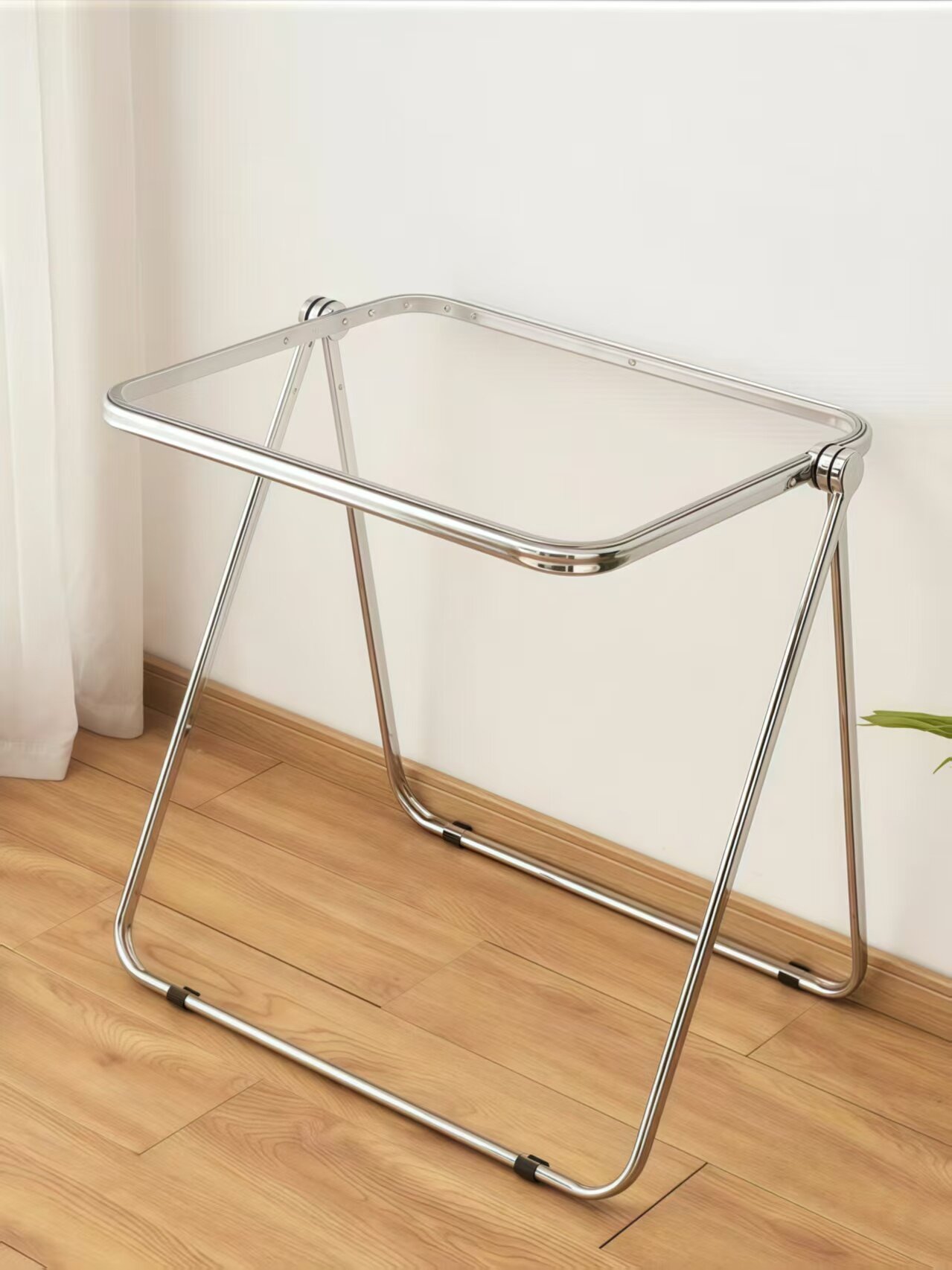 Стол-книжка, складной, для офиса, искусственный ротанг, пластик, HPL, 64х50х68 см