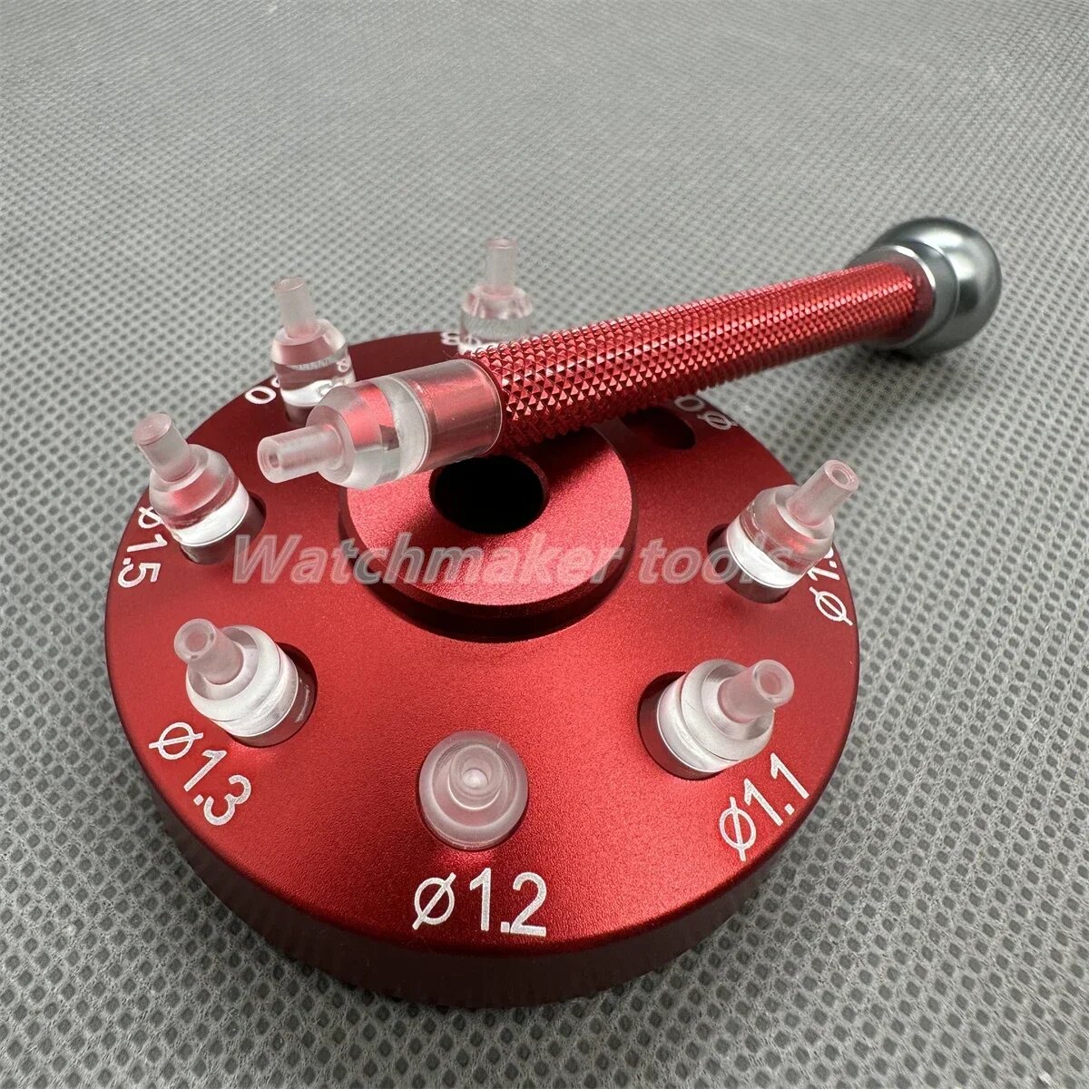 Установка стрелок часов Прижимной толкатель с 8 аксессуарами Держатель иглы для часов из легированной стали Инструмент для ремонта часов Часовщики