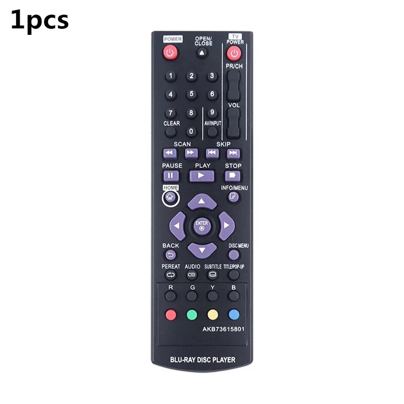 Пульт дистанционного управления LG AKB73615801 для Blu-ray DVD-плеера