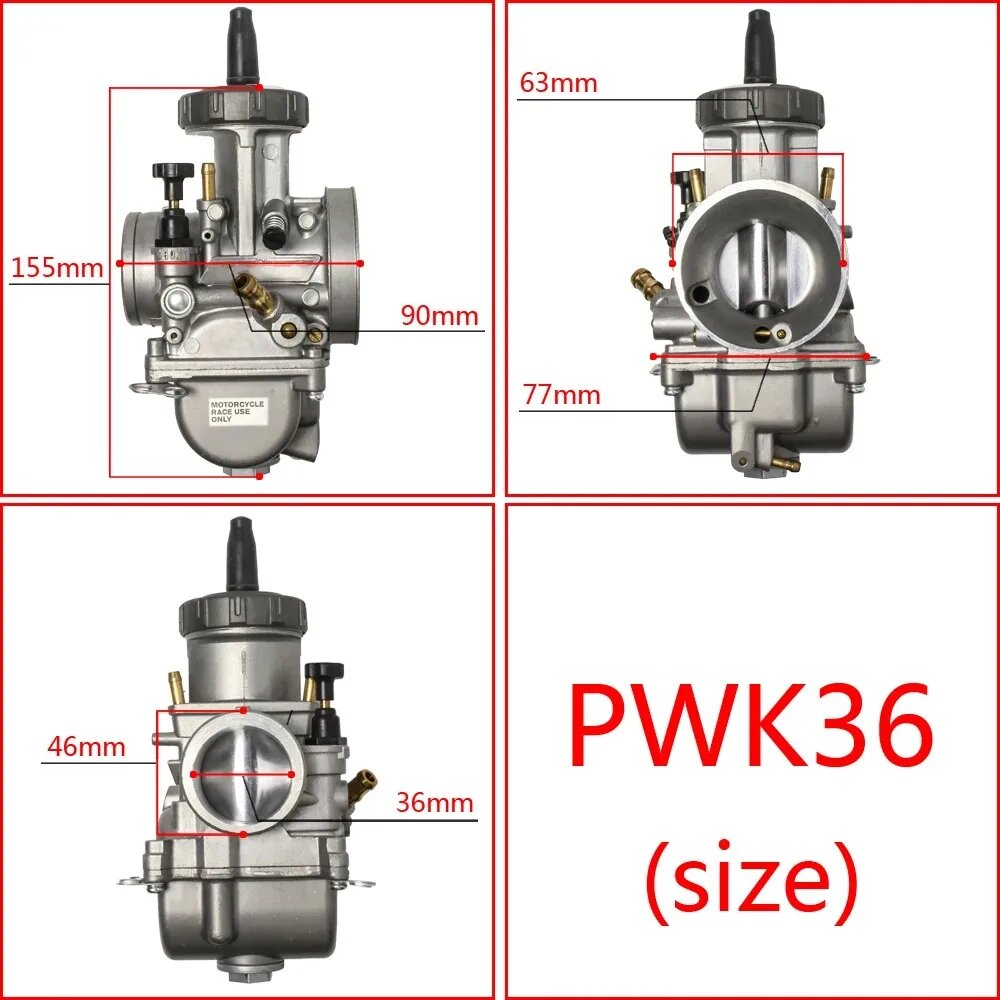 Карбюратор KEIHIN PWK36, Color: For KEIHIN PWK36