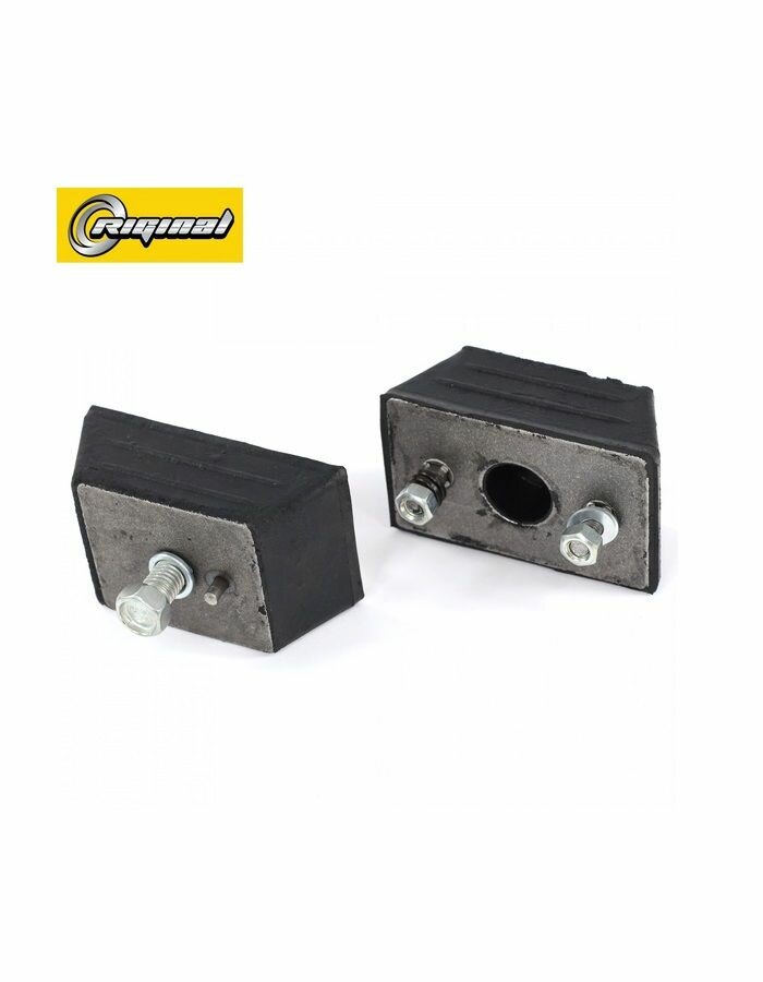 Опора (подушка) двигателя передняя для ГАЗ 31029, 3110 Волга, 3302-3221 Газель, 2217 Соболь (дв. ЗМЗ 406) комплект 2 шт. арт RG3102-1001804